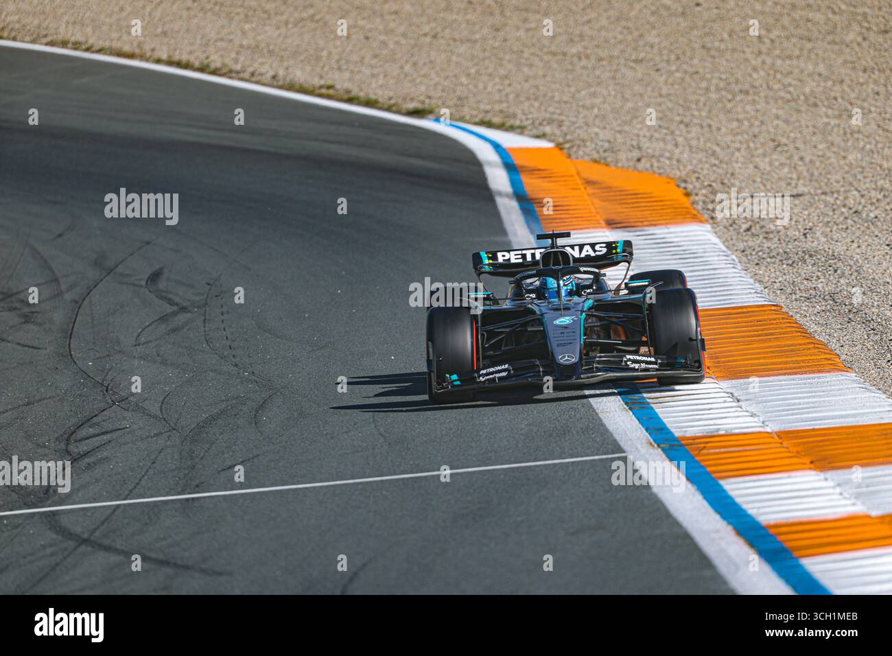 Zandvoort, Nederlands. 30th Aug, 2025. George Russell (GBR) - Mercedes ...