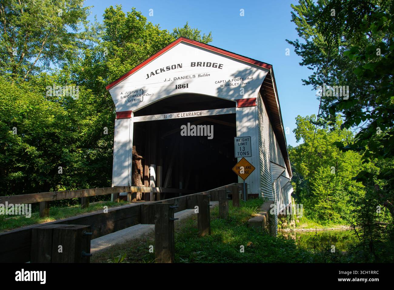 Bloomingdale, Indiana - United States - August 10th, 2025: The historic ...