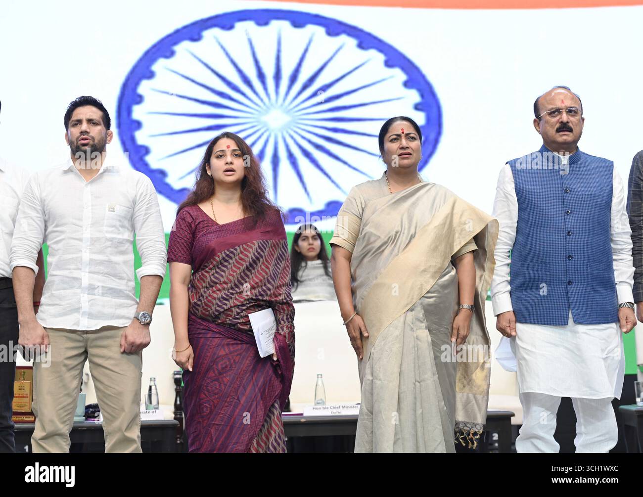 NEW DELHI, INDIA - AUGUST 30: Chief Minister of Delhi, Rekha Gupta ...