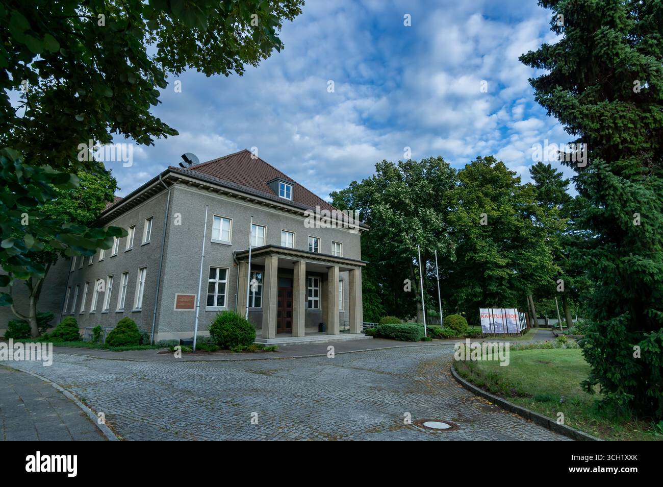 Museum Berlin-Karlshorst front view without inscription, historic WWII ...