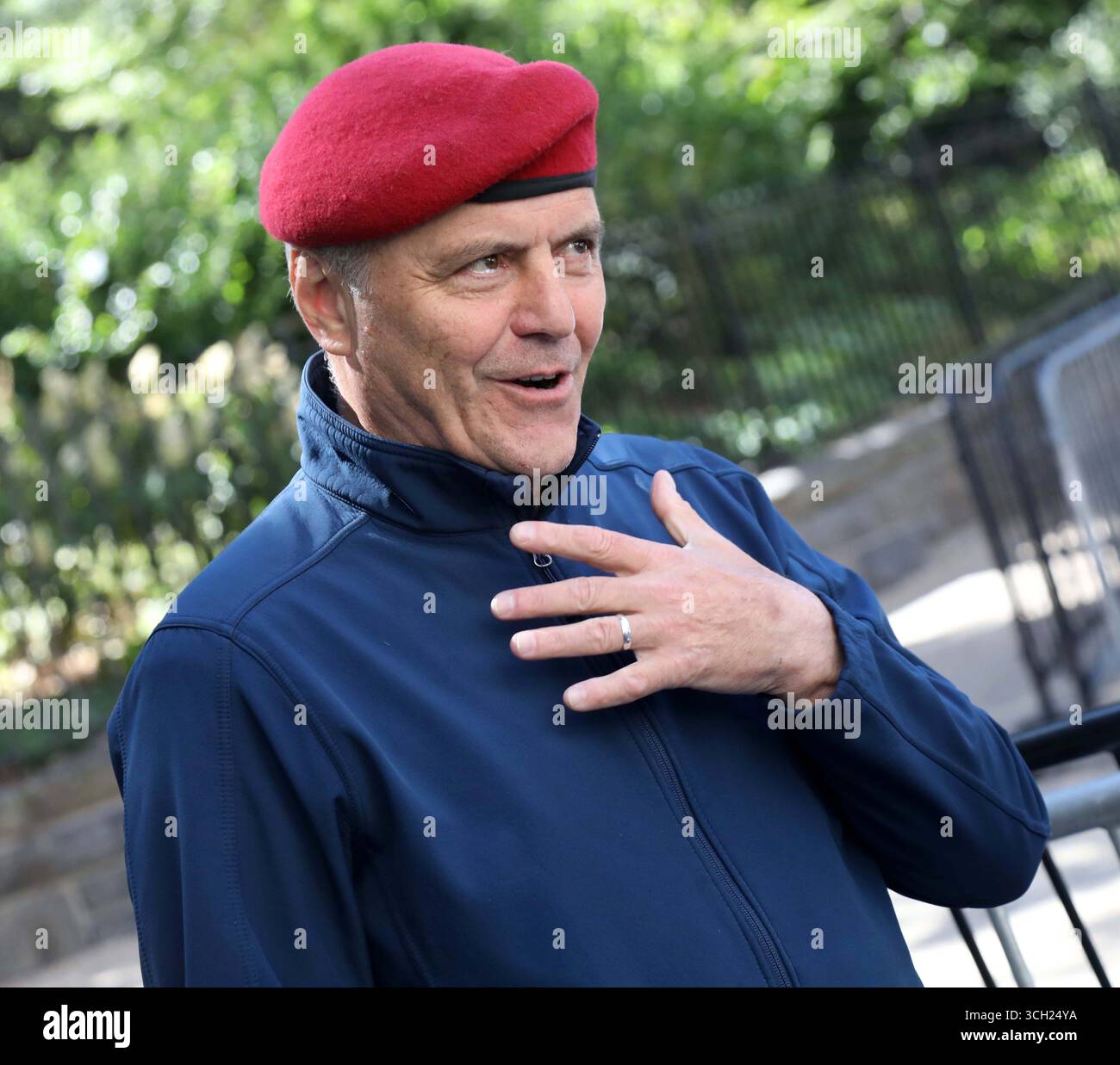 New York, New York, USA. 30th Aug, 2025. NYC Mayoral Candidate CURTIS ...