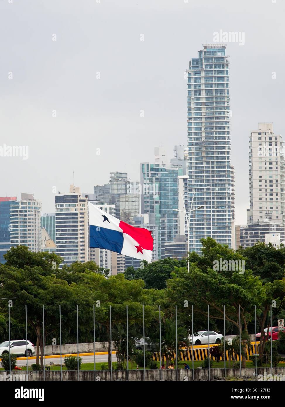American flag over palm hi-res stock photography and images - Alamy