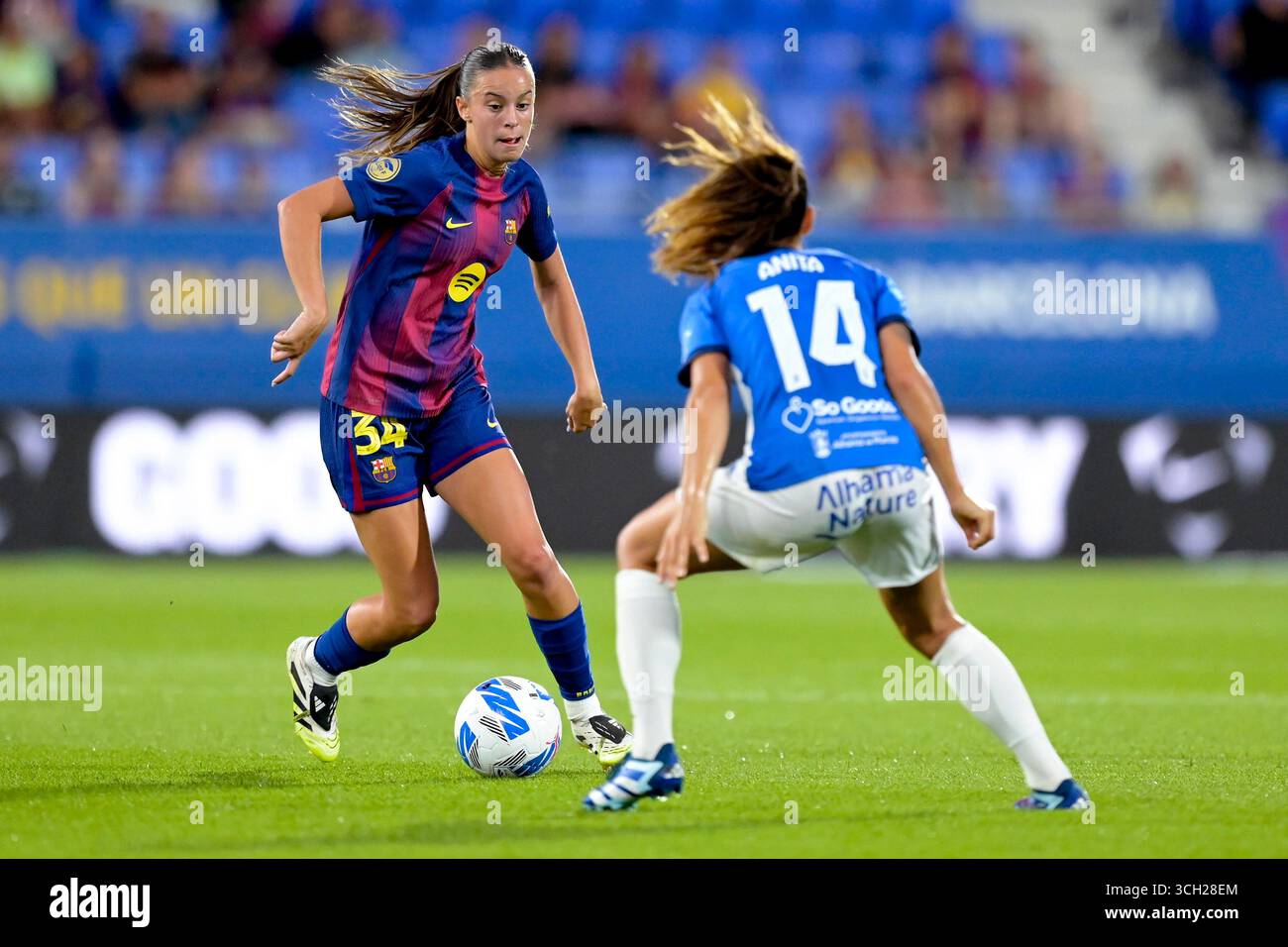Barcelona, Spain. 30th Aug, 2025. Clara Serrajordi of FC Barcelona, and ...