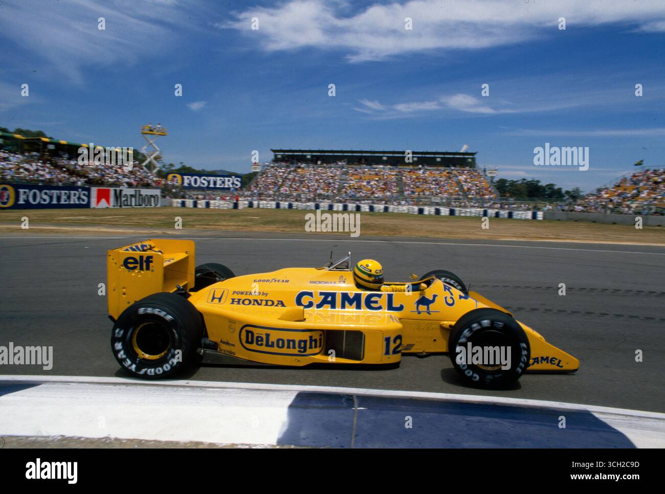 1987 Ayrton Senna - Camel Lotus 99T-Honda - F1 Australian Grand Prix ...