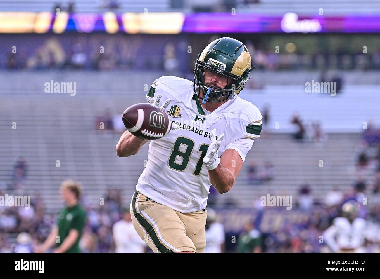 August 24, 2025: Colorado State Rams tight end Rocky Beers (81) during ...