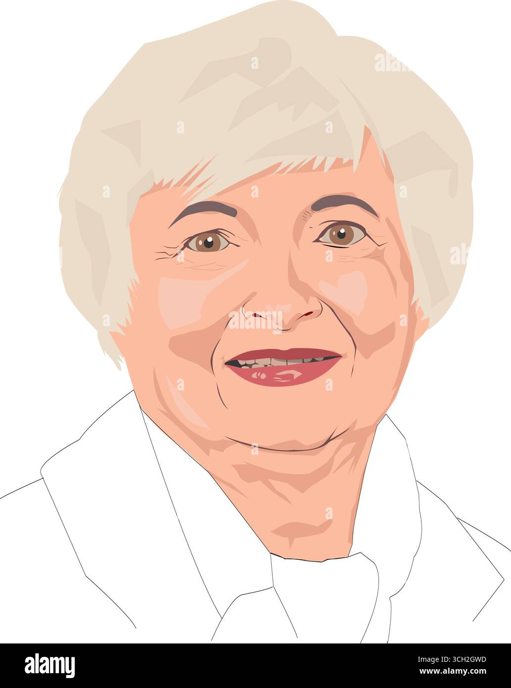 Janet Yellen Portrait Stock Vector Image & Art - Alamy