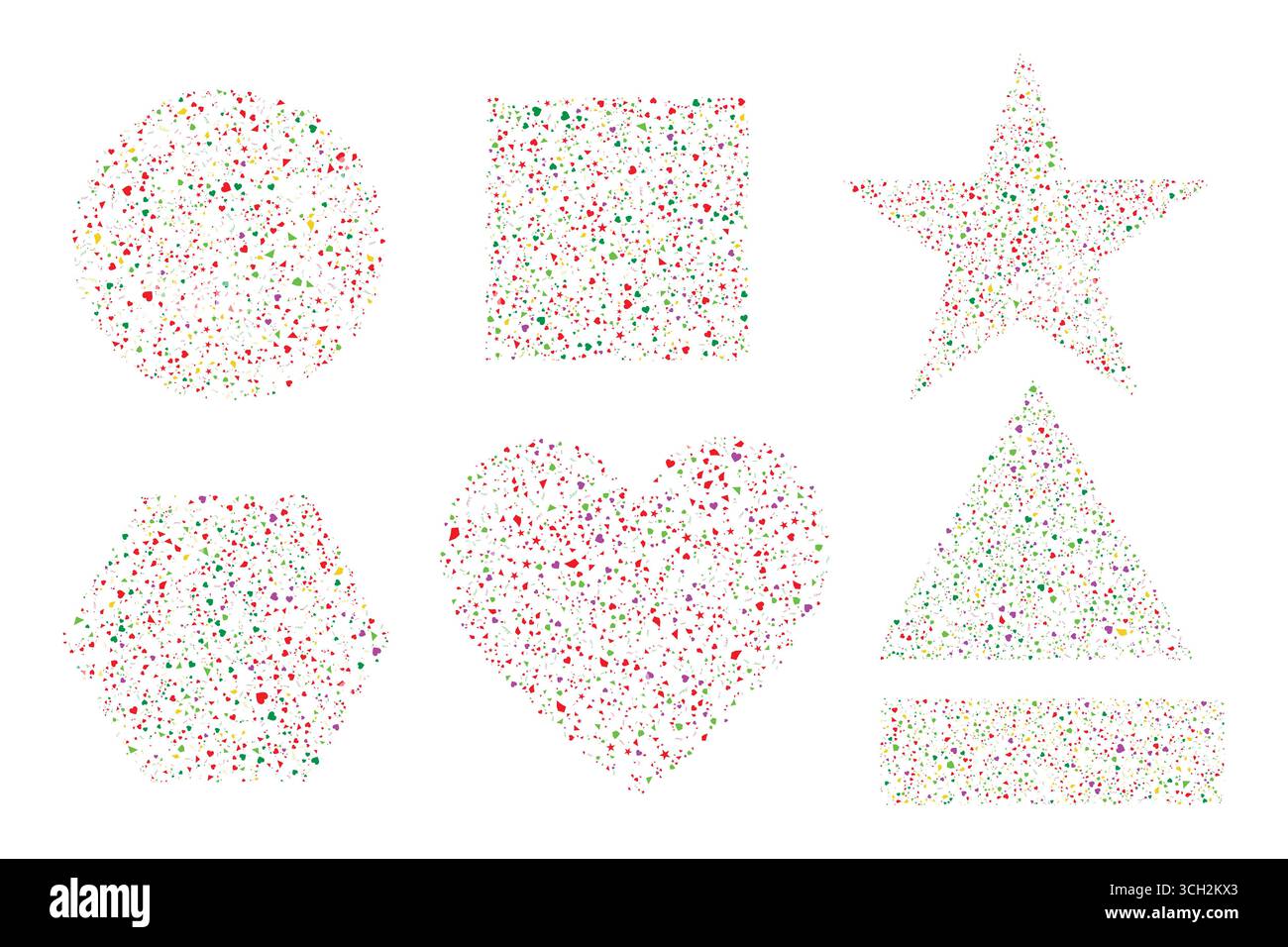 Square geometric shapes background Cut Out Stock Images & Pictures - Alamy