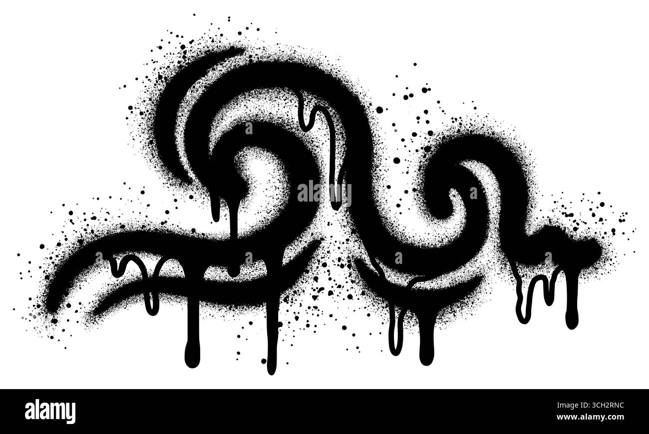 Blue ink in water paint Stock Vector Images - Alamy