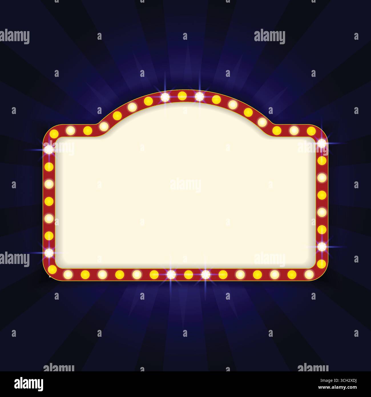 Cinema poster neon Stock Vector Images - Alamy