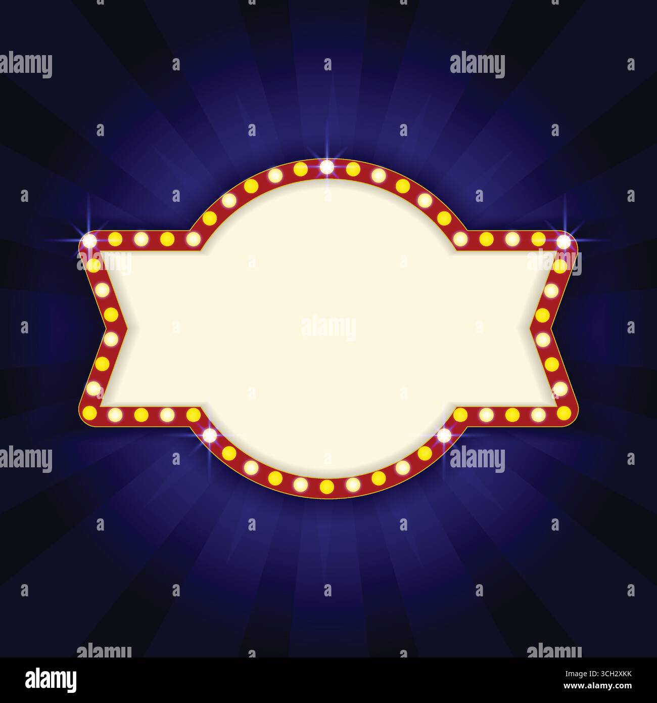 Cinema interior neon Stock Vector Images - Alamy