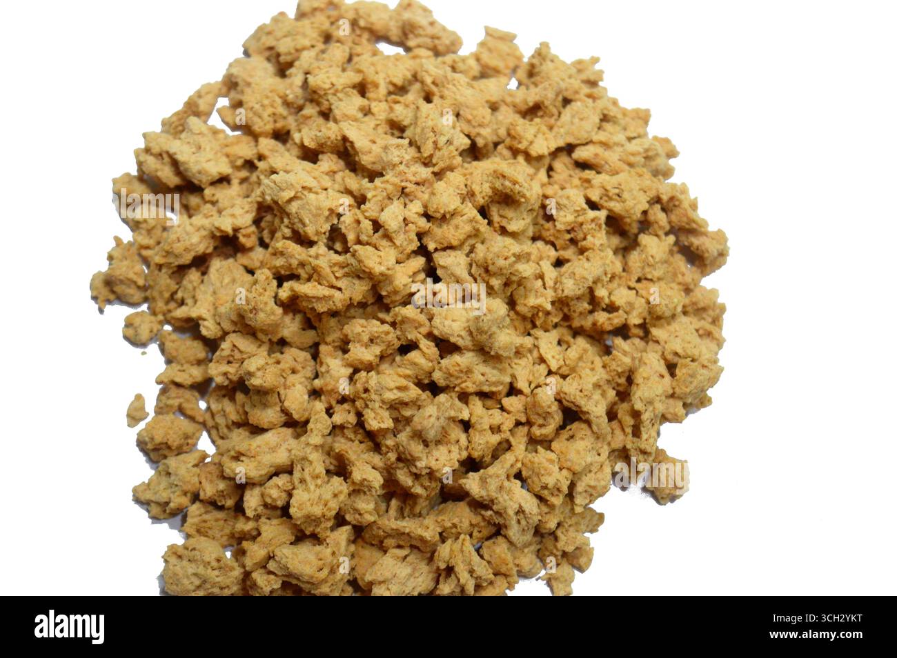 Crushed soybean, soy bean, or soya bean (Glycine max), species of ...