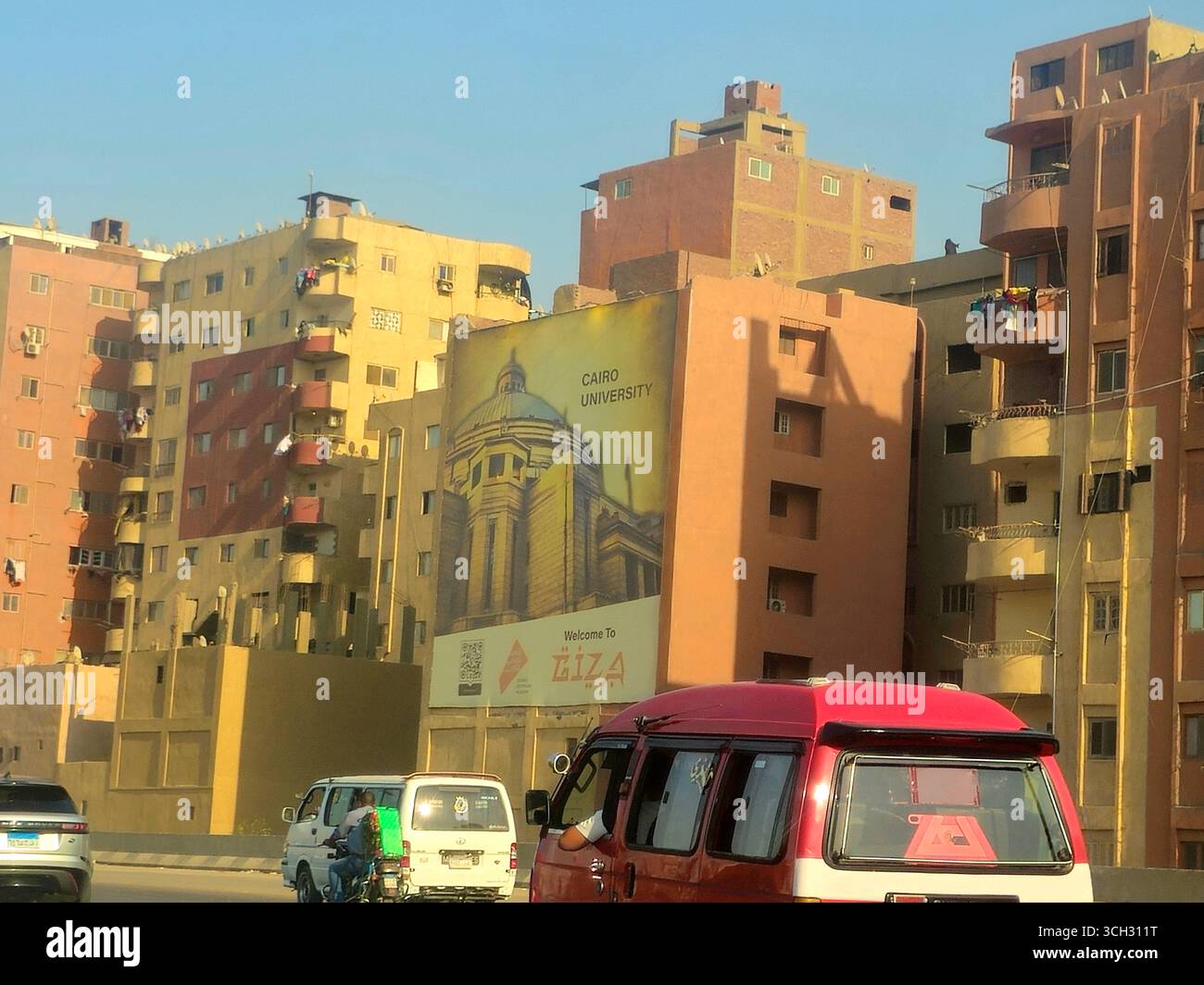 Giza, Egypt, July 26 2025: Cairo university from visual improvements of ...