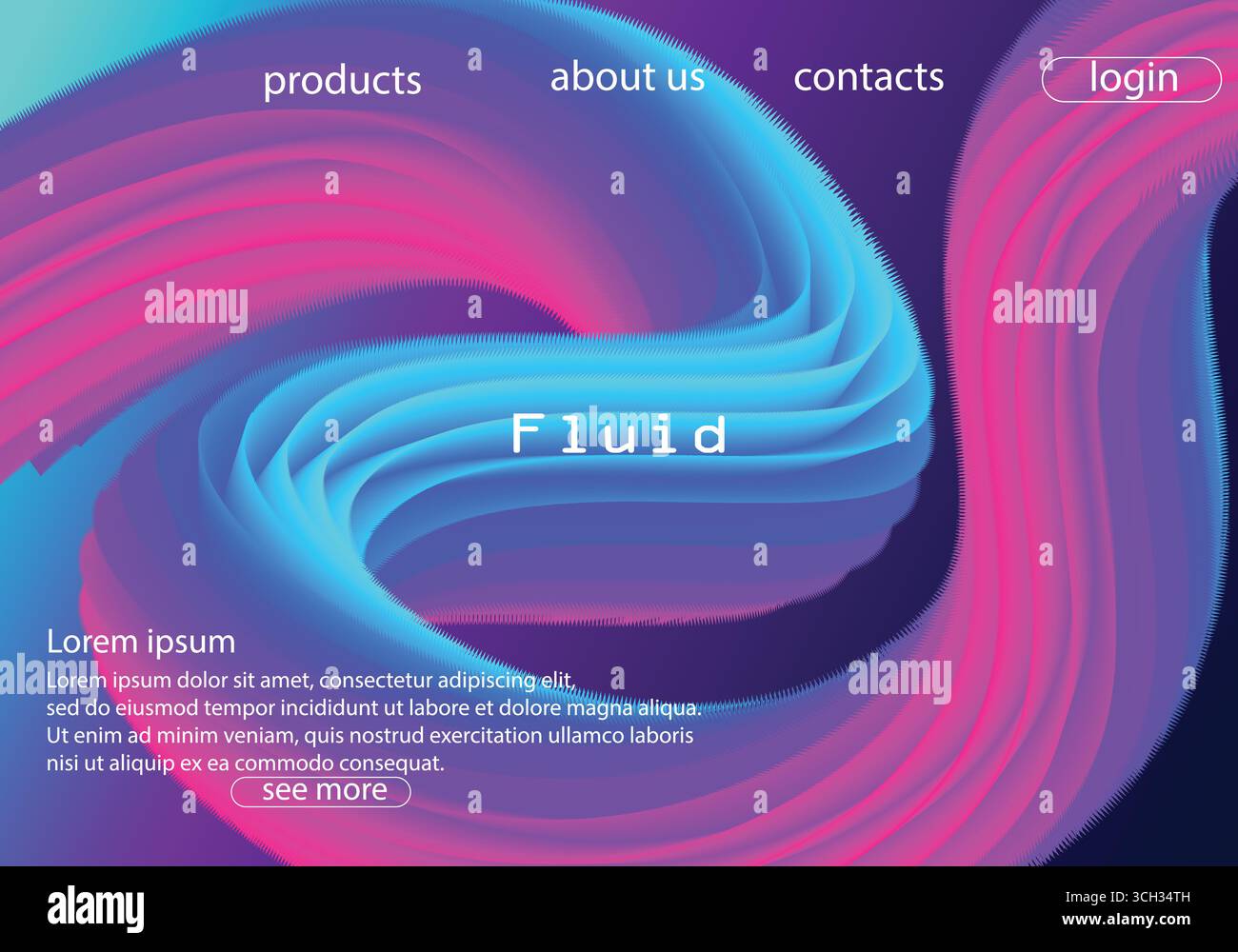 Fluid color background Stock Vector Images - Alamy