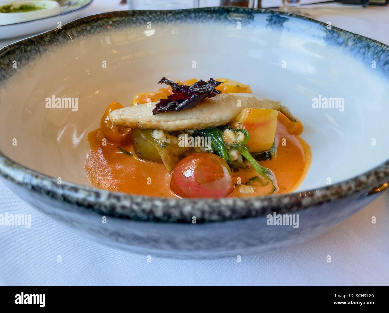 Neatly plated dish on hi-res stock photography and images - Alamy