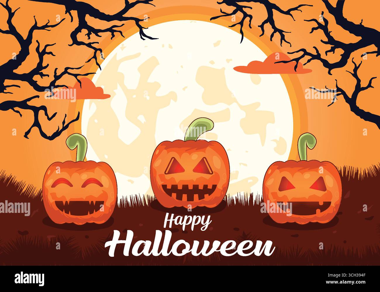 Decorated moon Stock Vector Images - Alamy