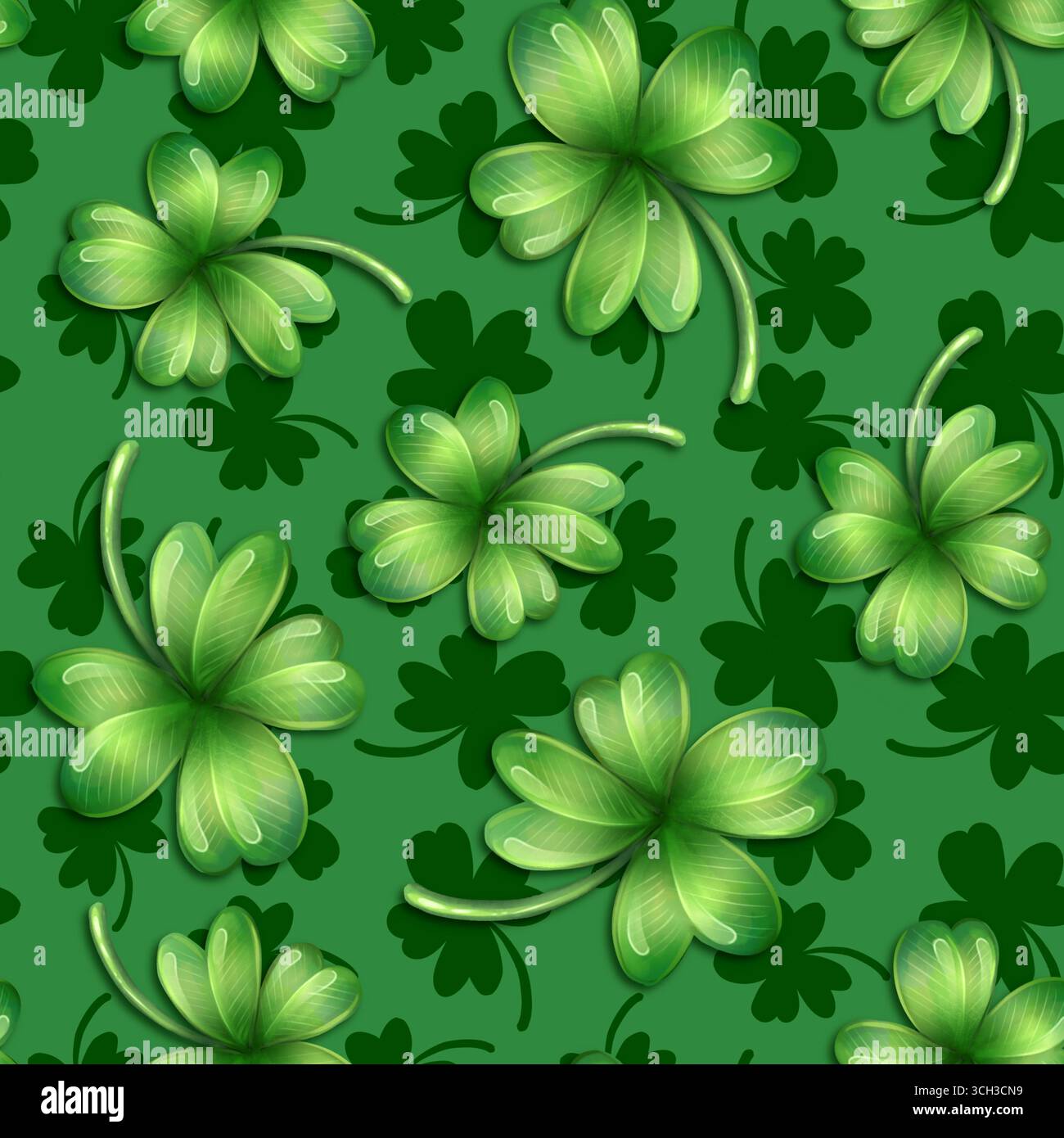 Four leaves clover on hi-res stock photography and images - Alamy