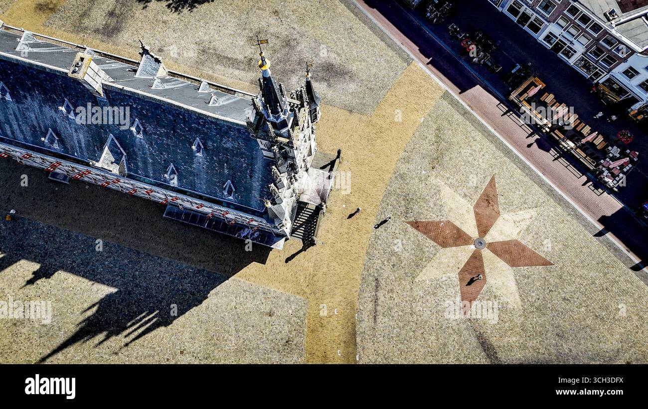 GOUDA - The centuries-old Gouda town hall on the Markt is ready for a ...