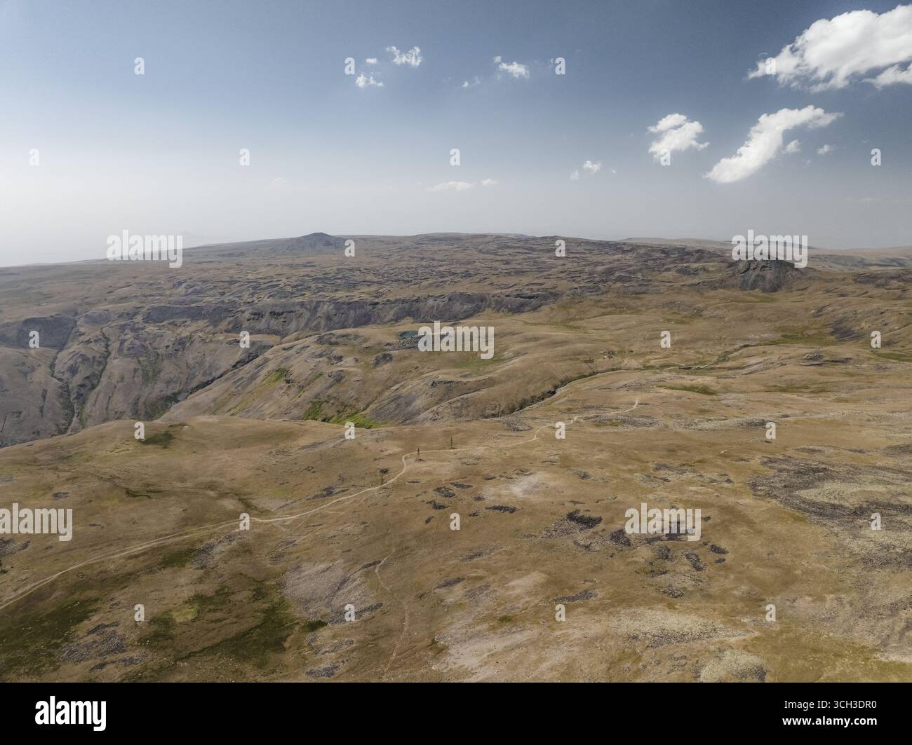 Drone view reveals rugged terrain hi-res stock photography and images ...