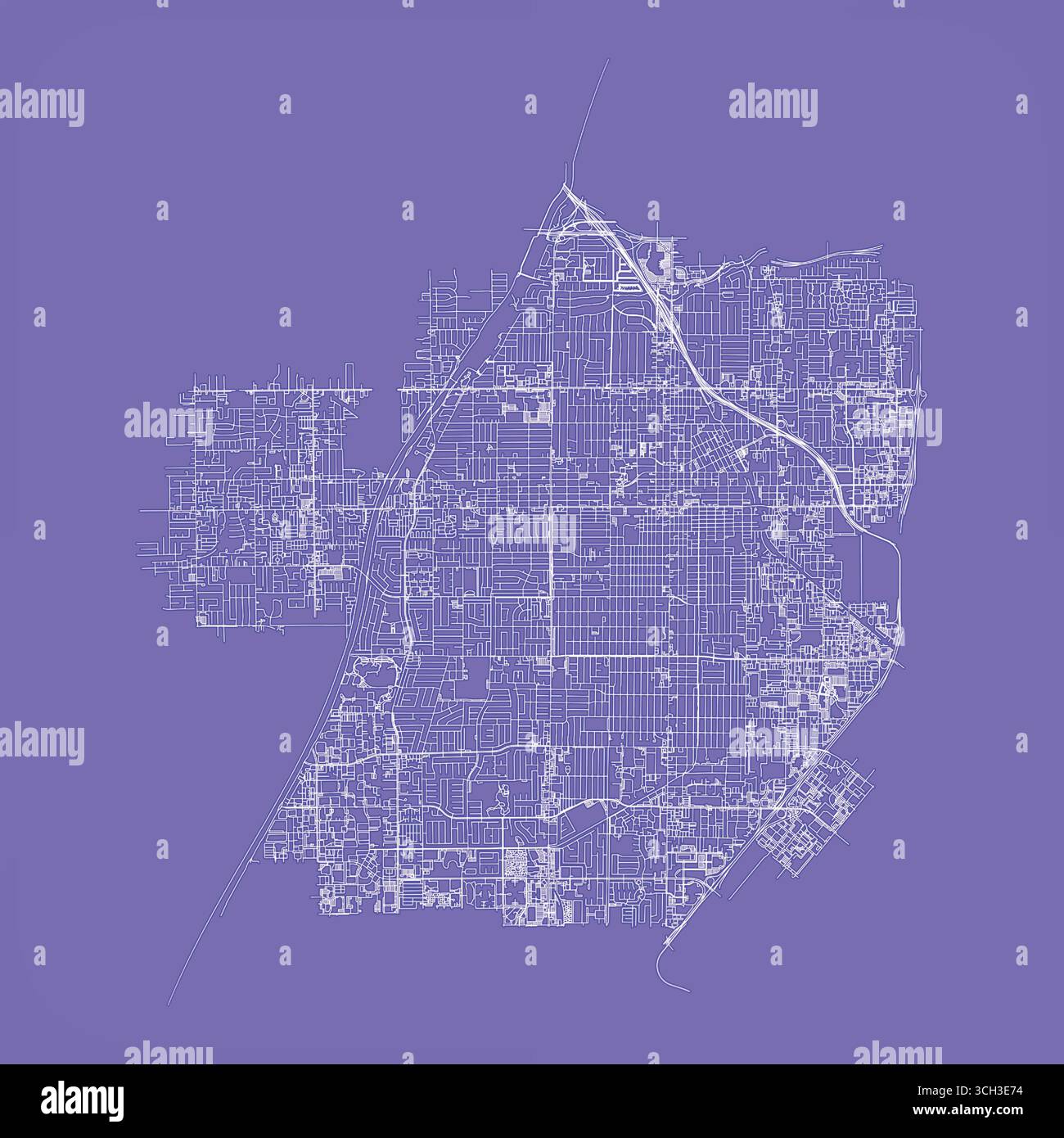 Downtown santa ana Stock Vector Images - Alamy