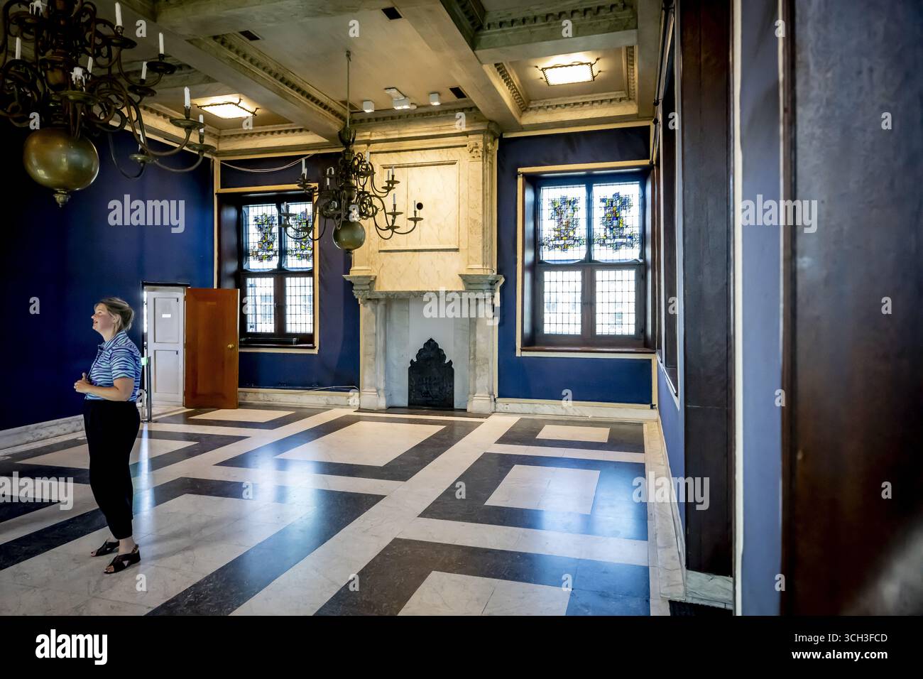 GOUDA - The centuries-old Gouda town hall on the Markt is ready for a ...
