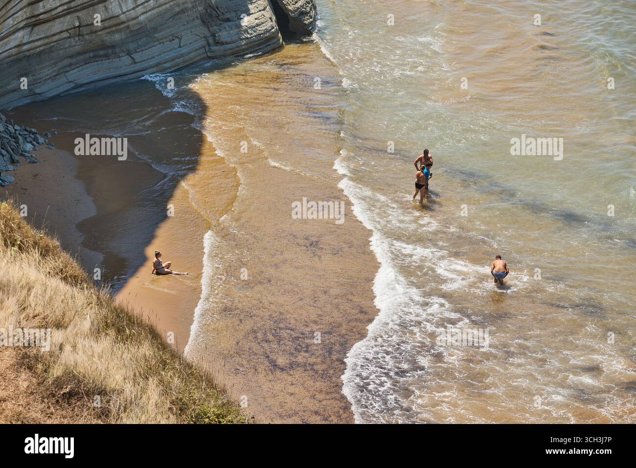 Logas the sunset beach Loggas Beach Stock Photo - Alamy