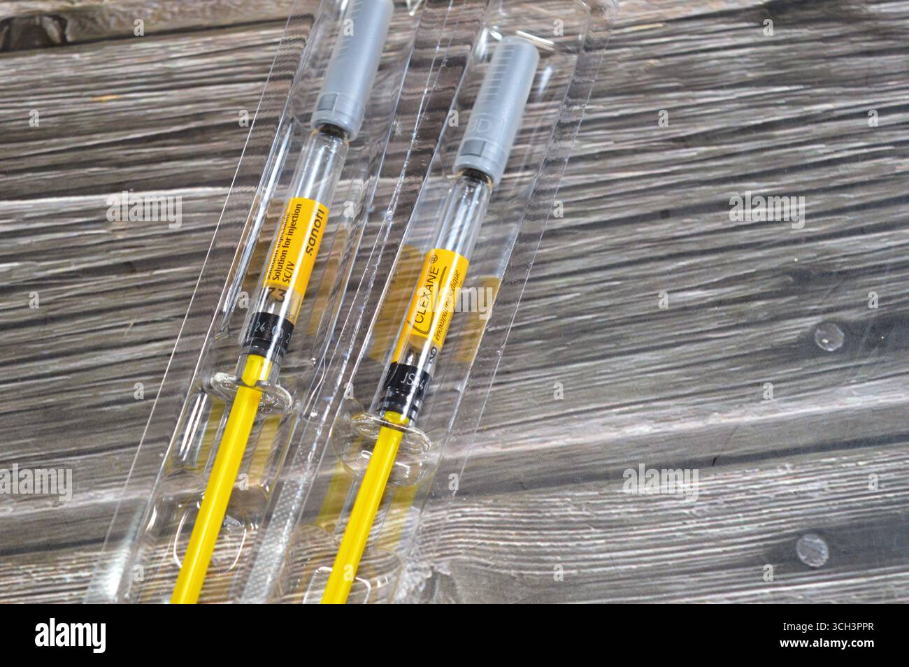 Cairo, Egypt, August 6 2025: Clexane Enoxaparin sodium by Sanofi, an ...