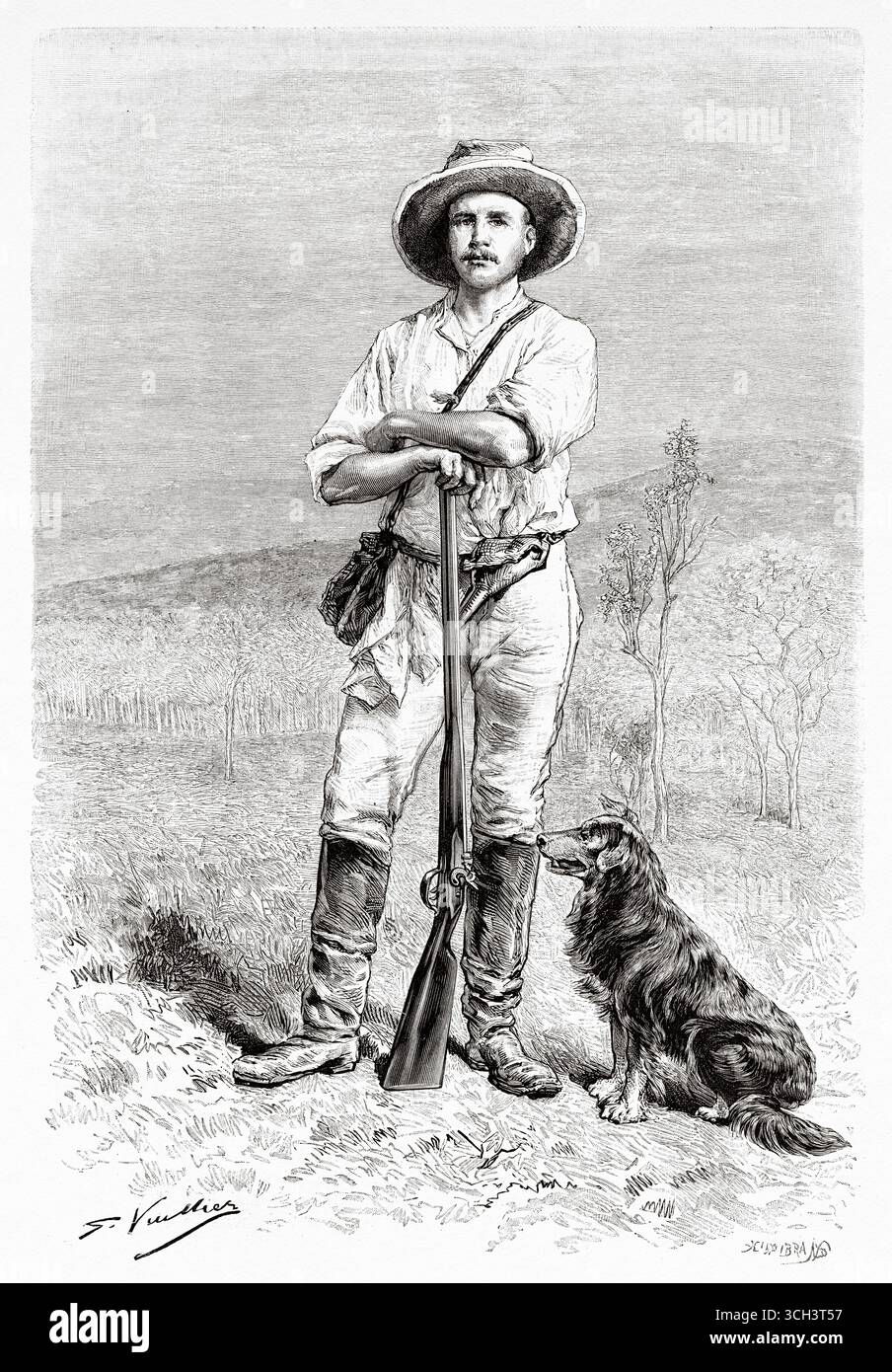 Portrait of the Traveller Carl Sofus Lumholtz (1851-1922) was a ...