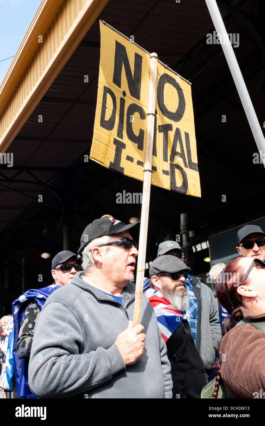 Anti-immigration Groups Stage Nationwide Rallies Stock Photo - Alamy
