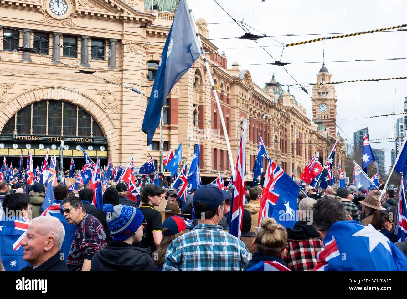 Anti-immigration Groups Stage Nationwide Rallies Stock Photo - Alamy