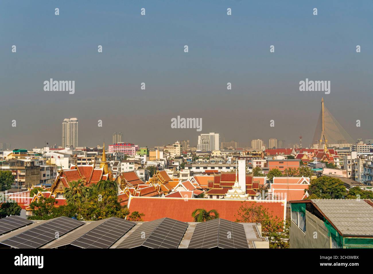 Luftverschmutzung, Smog, Bangkok, Thailand, Asien, Luftverschmutzung ...