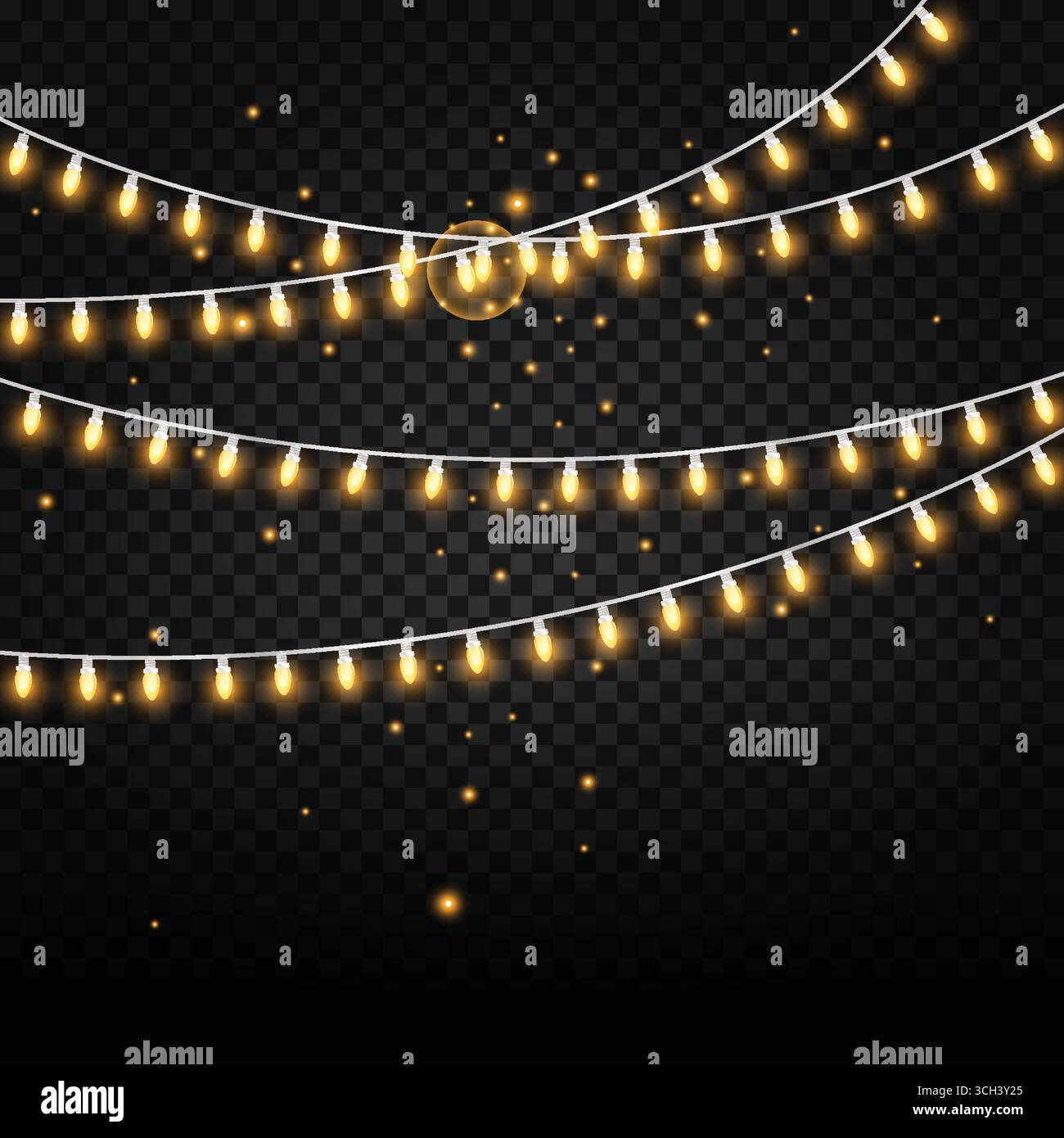 cafe lights with bright and radiant colors Stock Vector Image & Art - Alamy