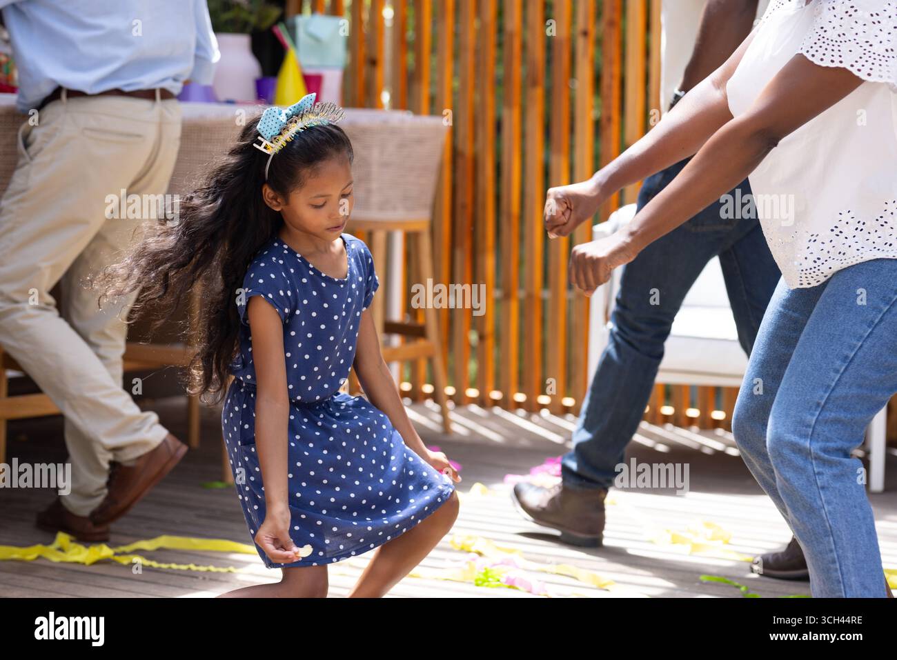 African american family joyfully celebrating hi-res stock photography ...