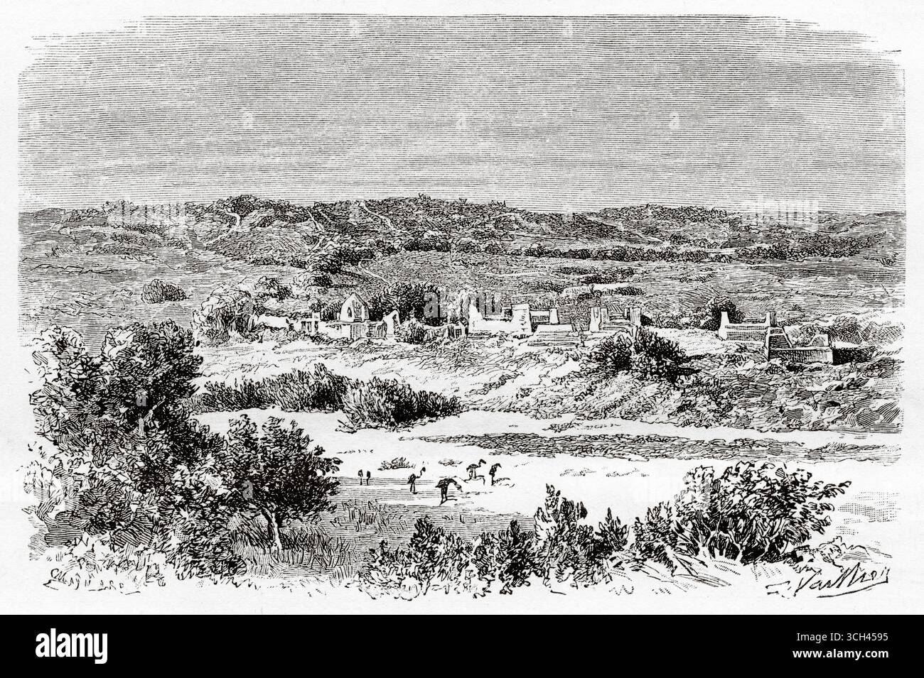 Old Arab cemetery in Chula Island. Lower Juba, Somalia. Horn of Africa ...
