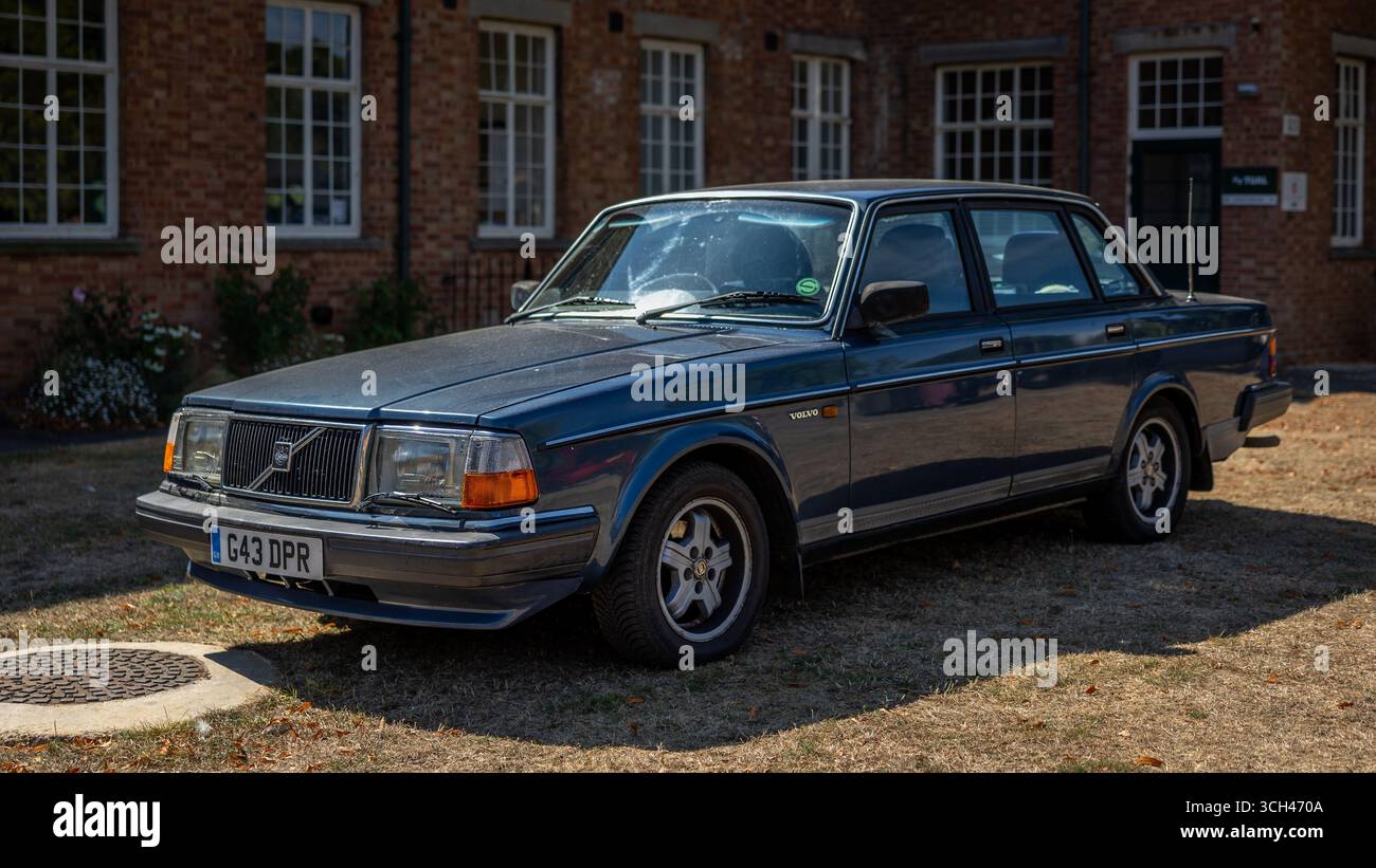 1990 Volvo 240 GL, on display at the Bicester Motion Scamble on the ...