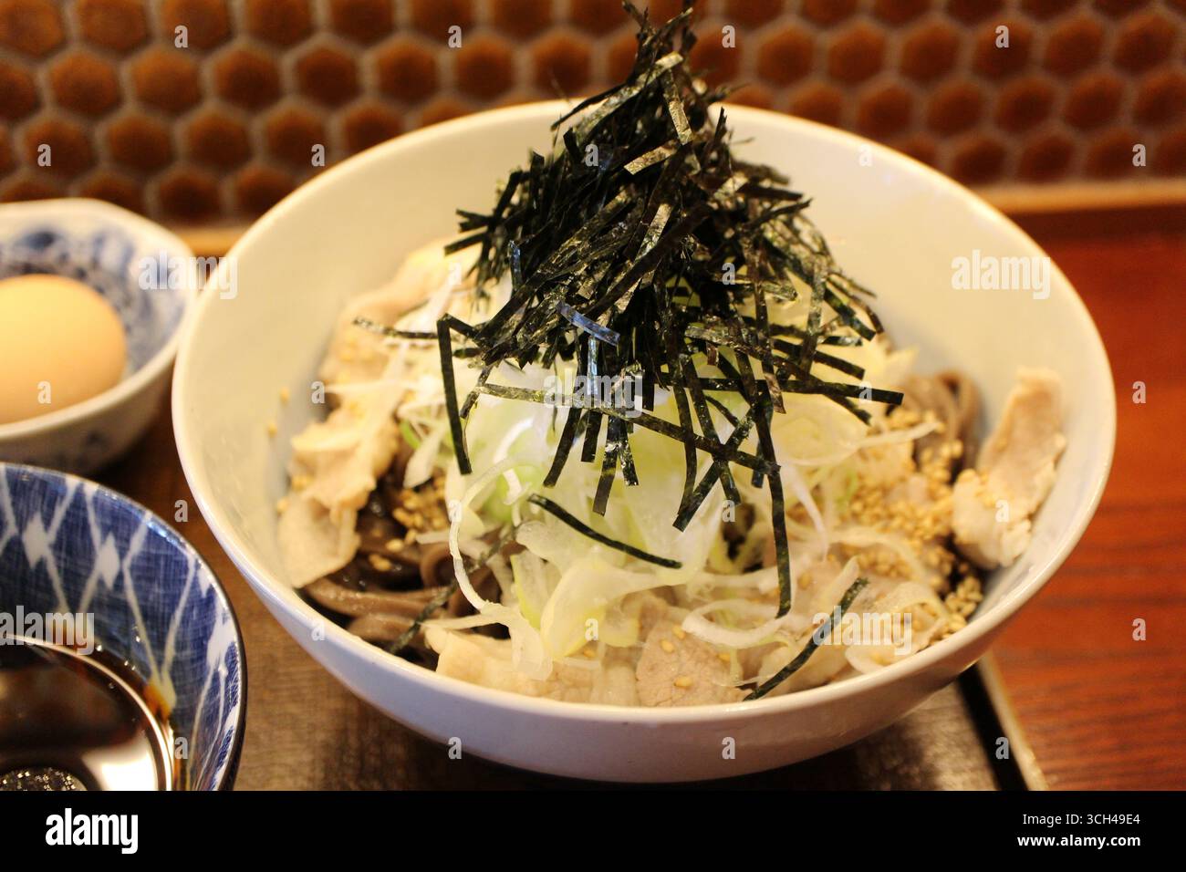 Japanese cuisine: pork soba in Mishima, Shizuoka, Japan Stock Photo - Alamy