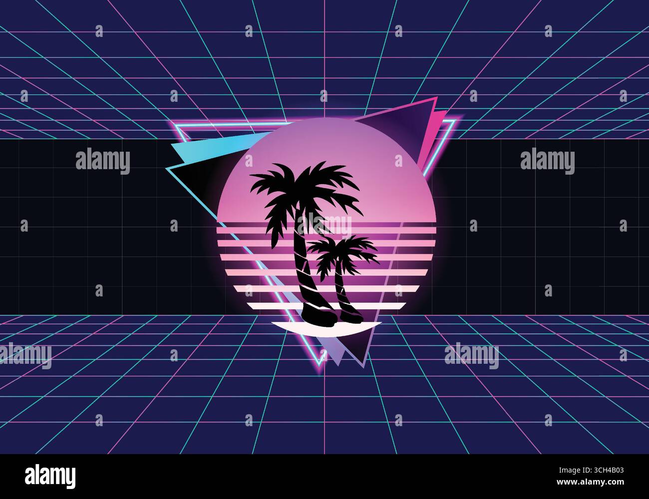 Neon purple sun Stock Vector Images - Alamy