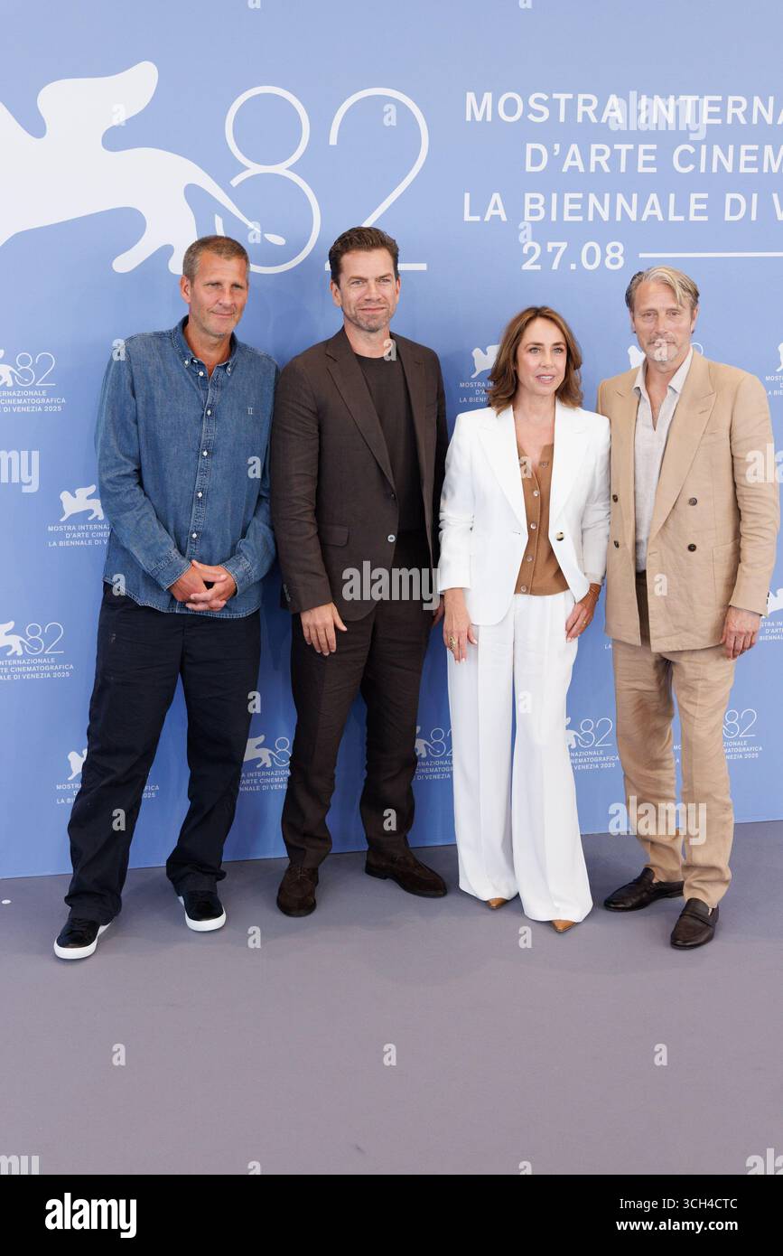 Nikolaj lie kaas sofie grabol and mads mikkelsen hi-res stock ...