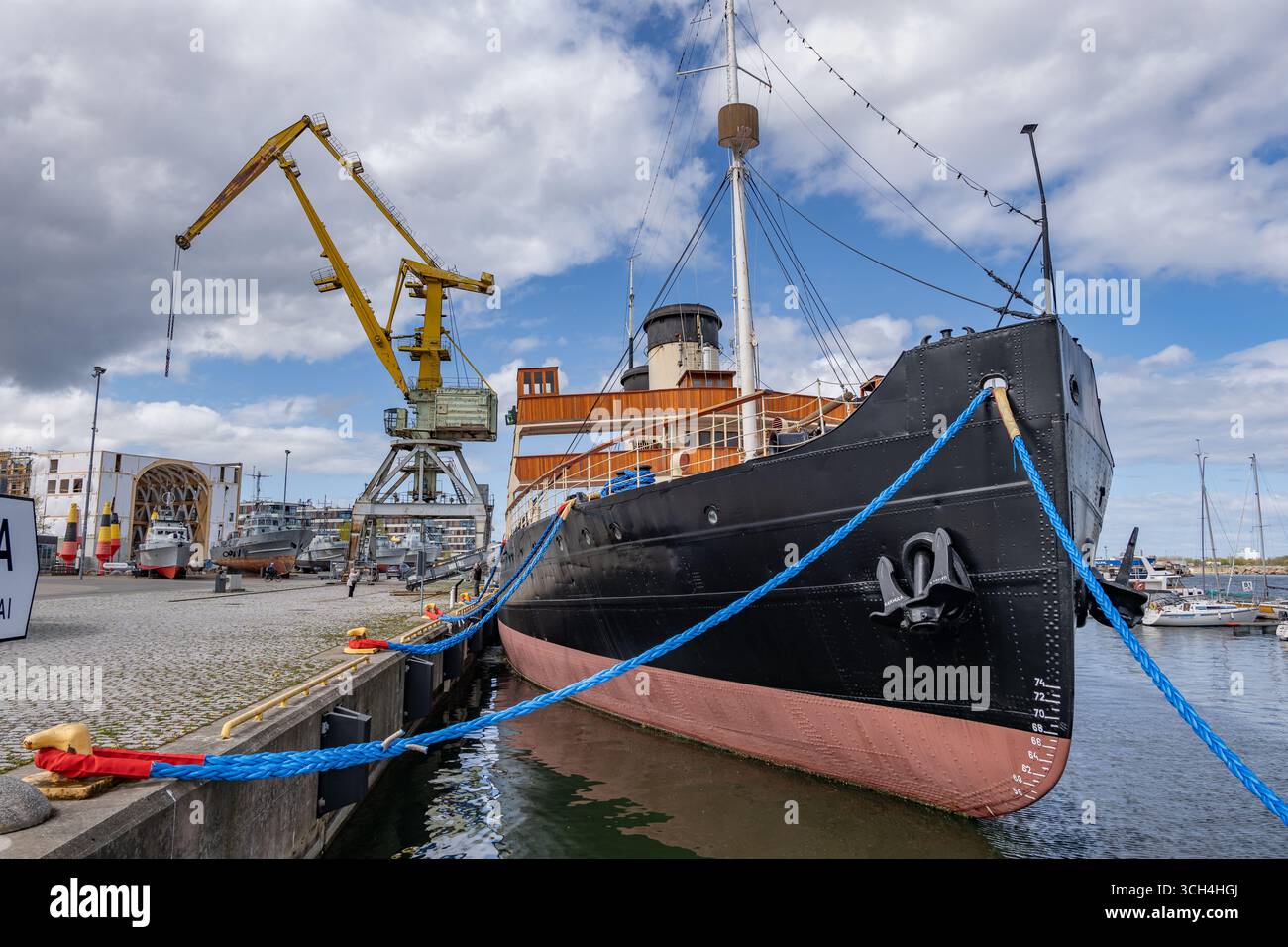 Suur Toll steam-powered icebreaker ship of the Estonian Maritime Museum ...