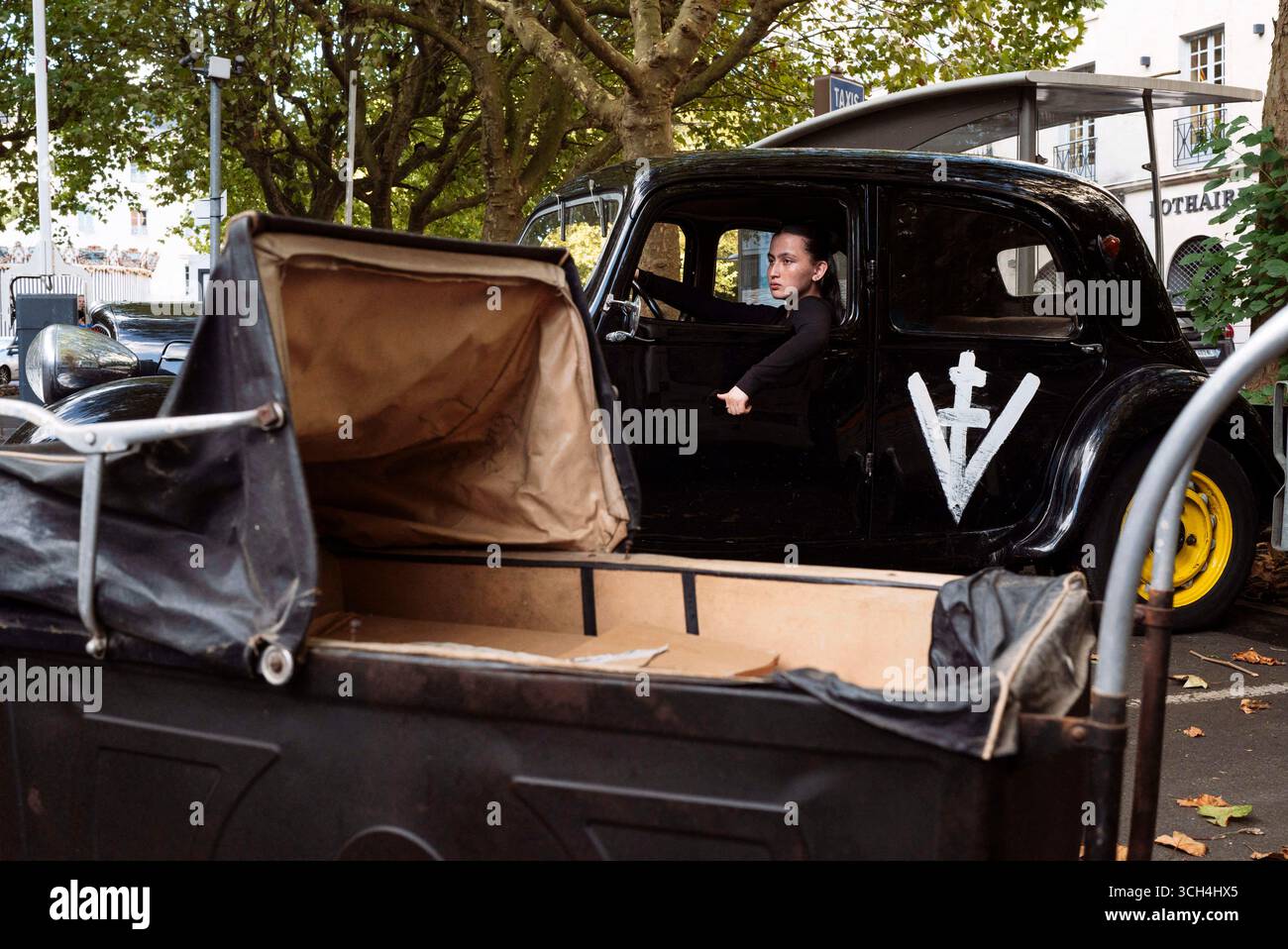 Perigueux, France. 20th Aug, 2025. Reconstructions of a U.S. Army camp ...