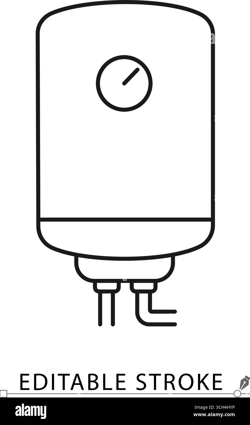 Hot water boiler in Cut Out Stock Images & Pictures - Alamy