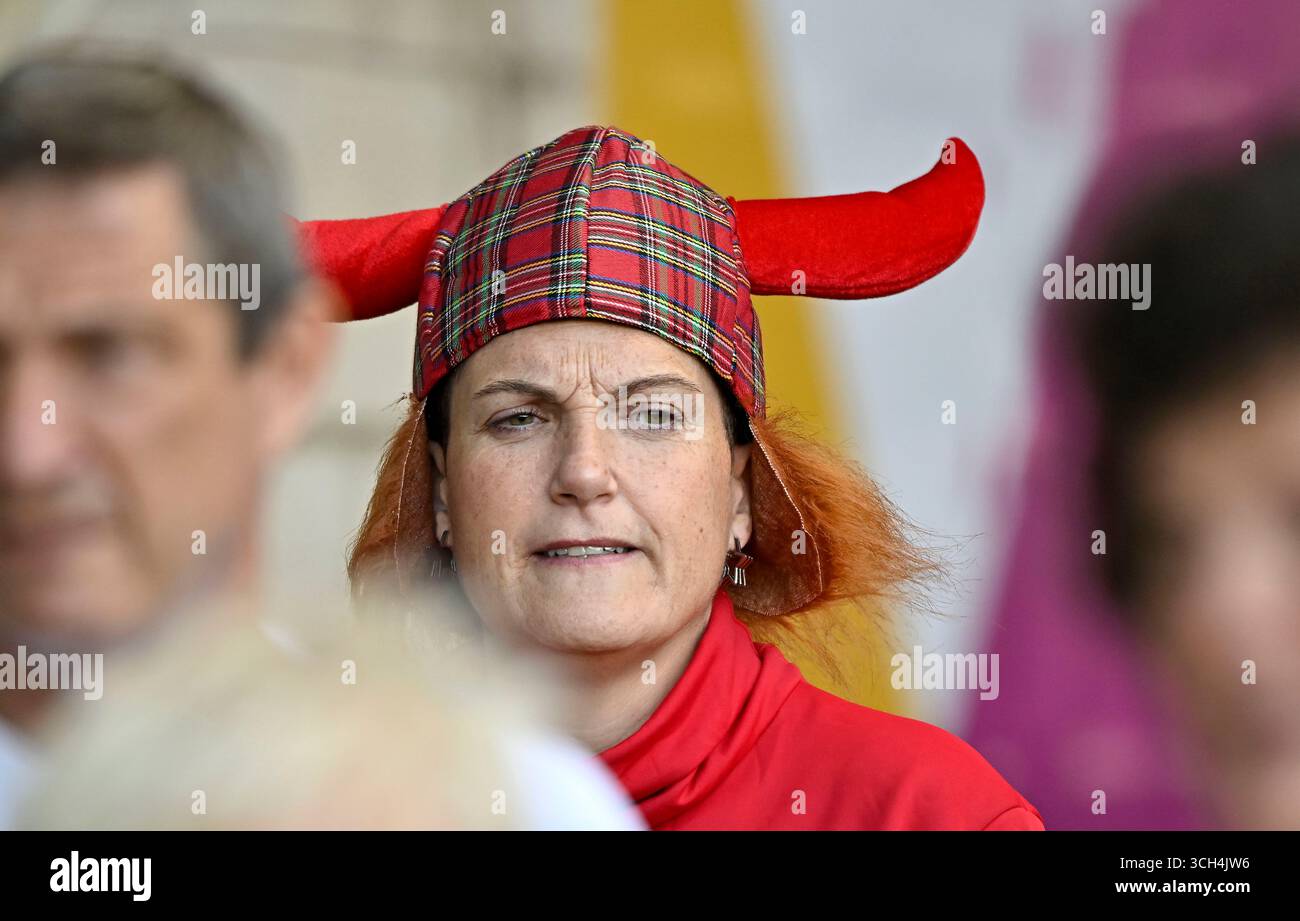 Fans in hats during the Ireland V Spain Womens Rugby World Cup, pool C ...