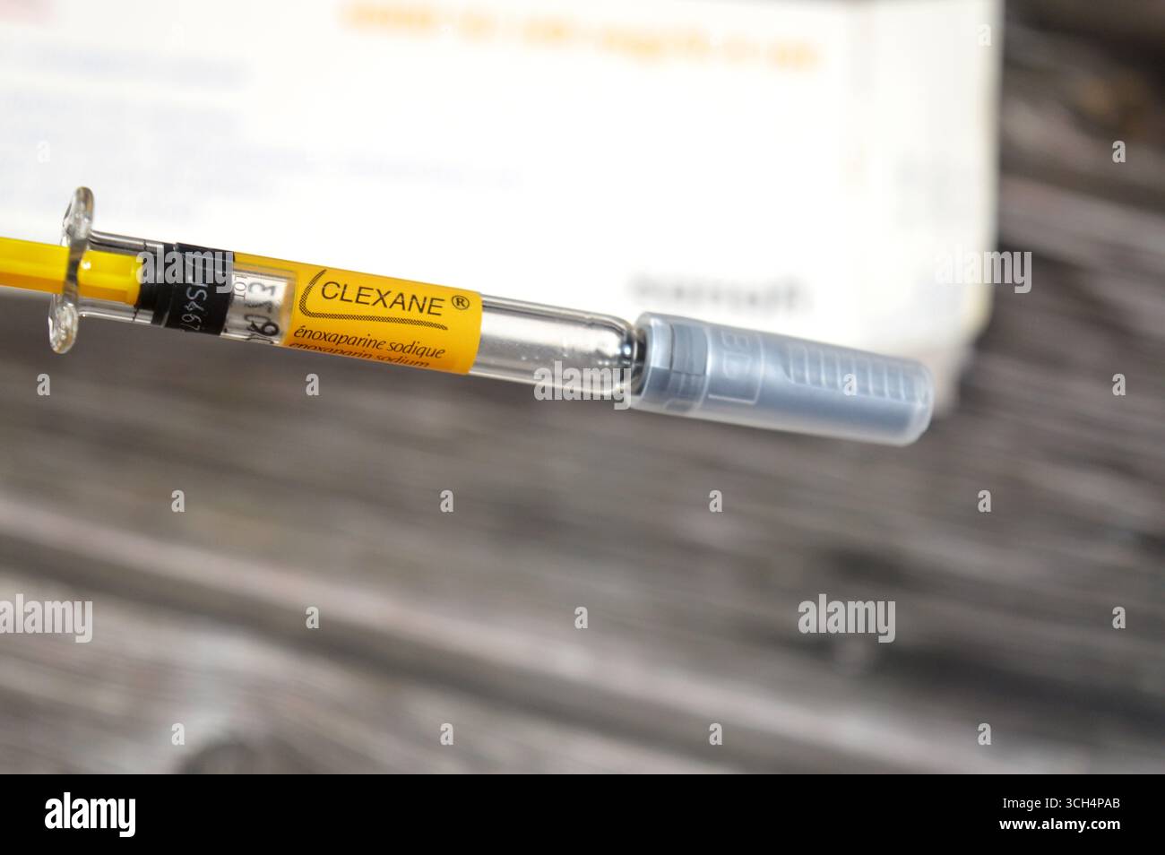Cairo, Egypt, August 6 2025: Clexane Enoxaparin sodium by Sanofi, an ...