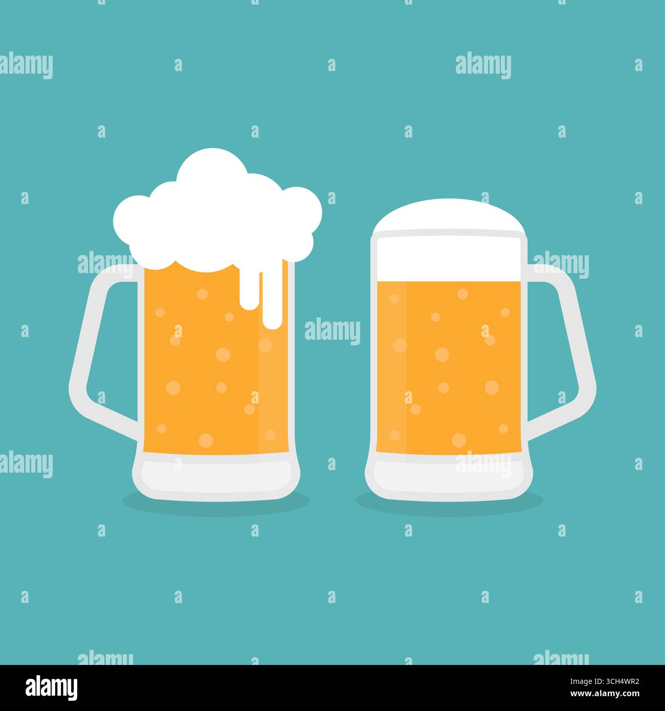 Craft lager beer glass Stock Vector Images - Alamy