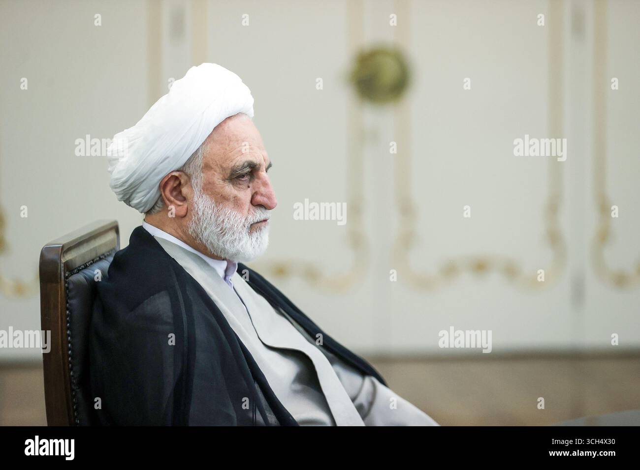 Tehran, Iran. 30th Aug, 2025. Iranian Chief Justice GHOLAM HOSSEIN ...