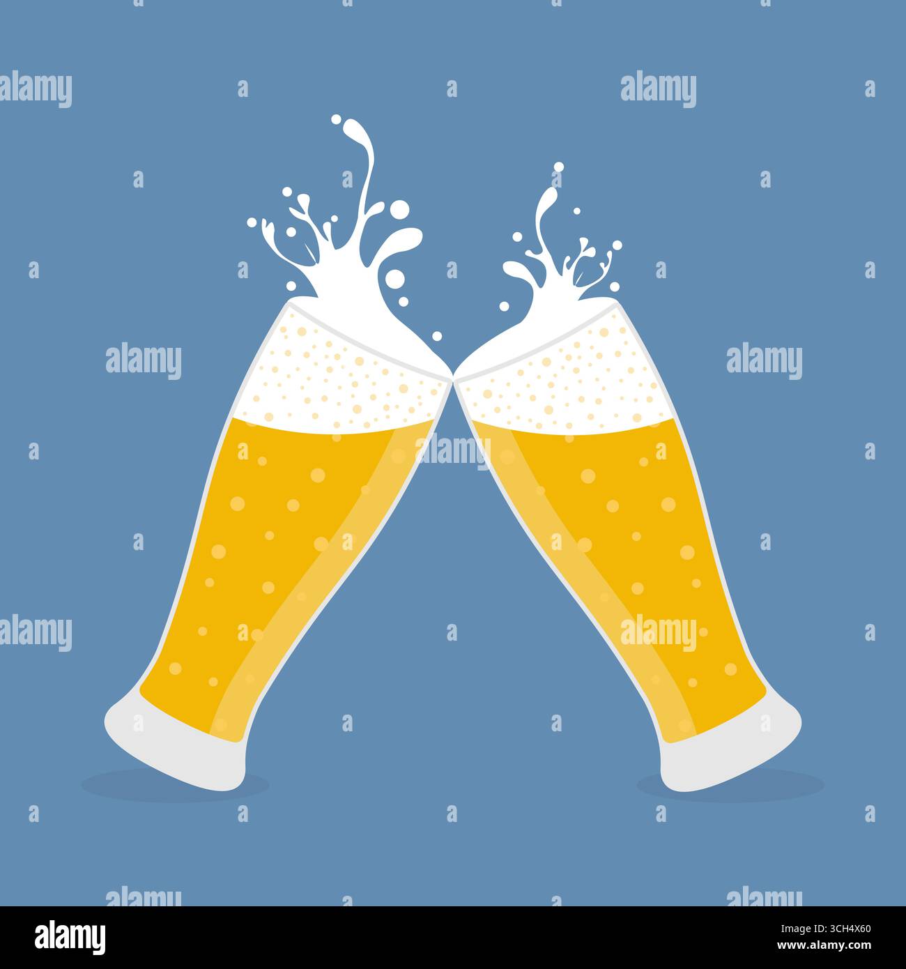 Friends clinking glasses cocktails Stock Vector Images - Alamy