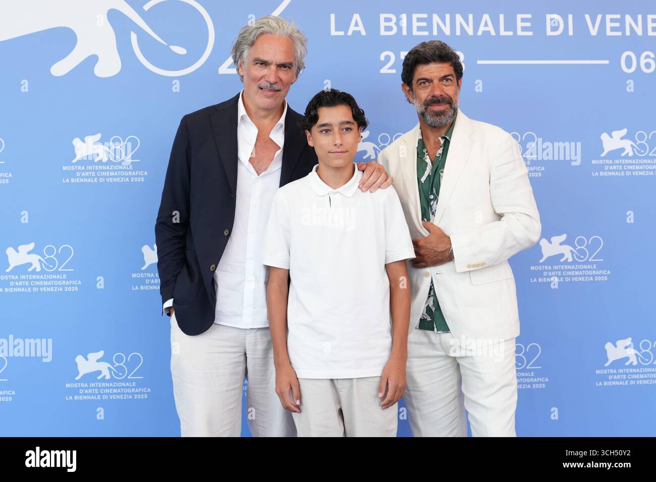 Pierfrancesco Favino attends the "Il Maestro" (My Tennis Maestro) photocall during the 82th ...