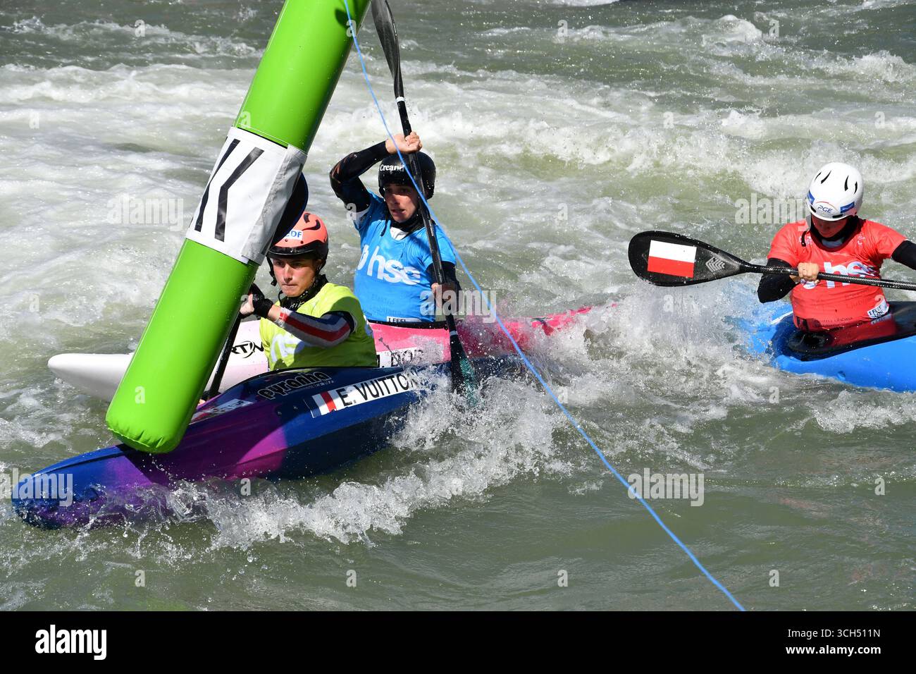 Ljubljana, Slovenia, August 31th 2025, The Women's Kayak Cross ...