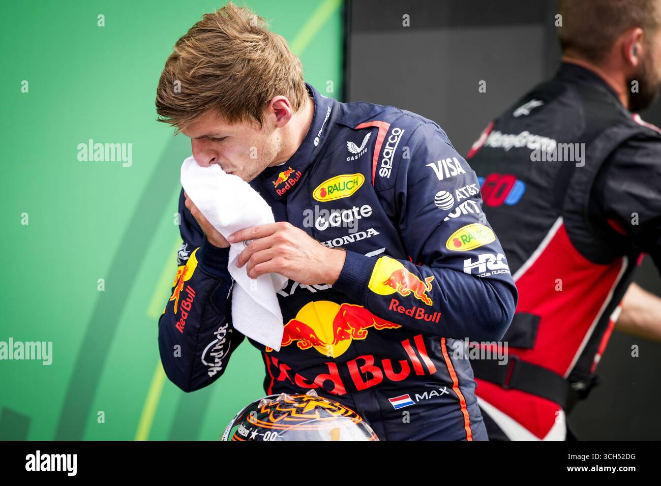 ZANDVOORT - Max Verstappen (Red Bull) after the Dutch F1 Grand Prix at the Zandvoort Circuit ...