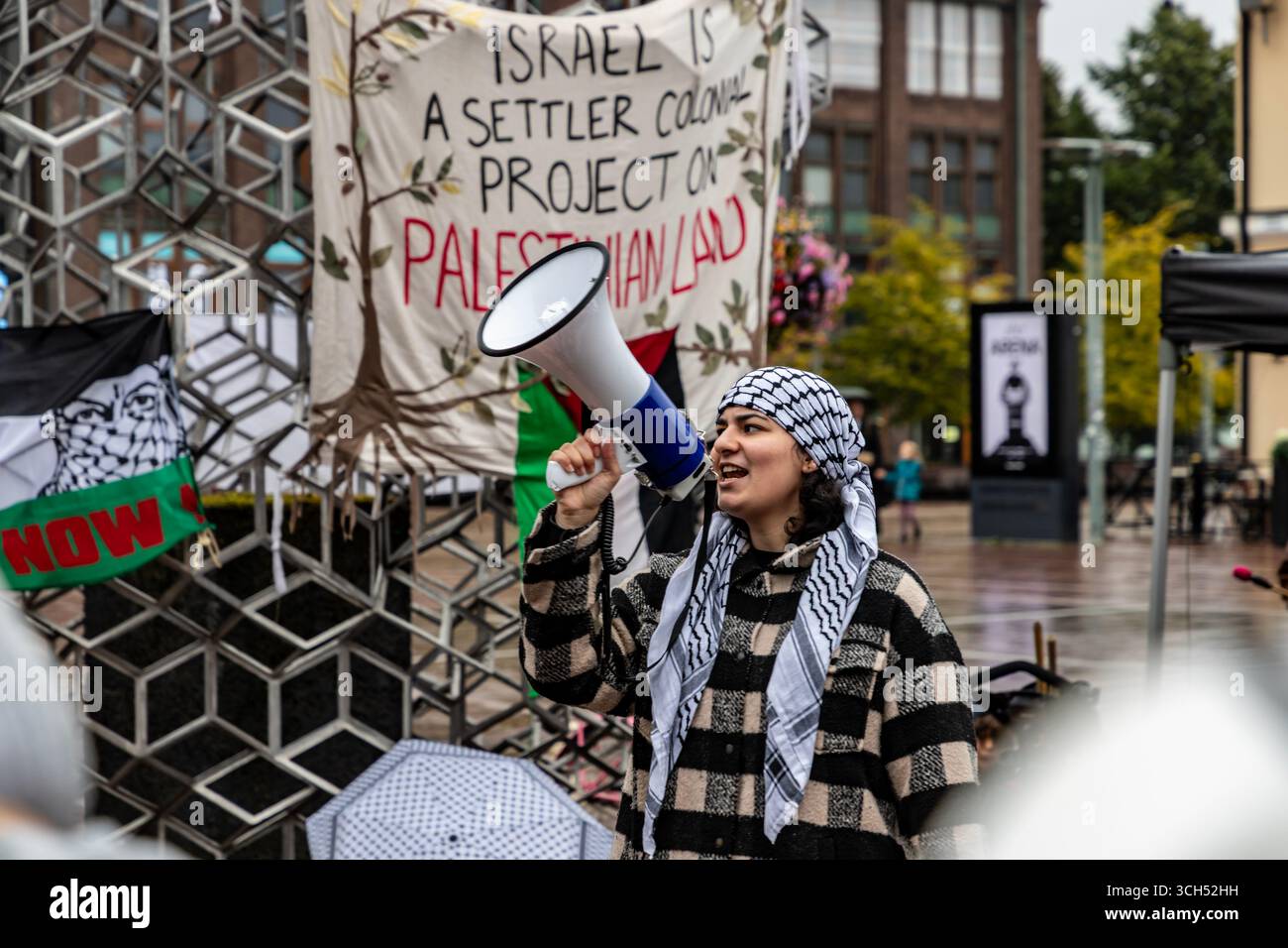 Israel is a settler colonial project on palestinian land hi-res stock ...