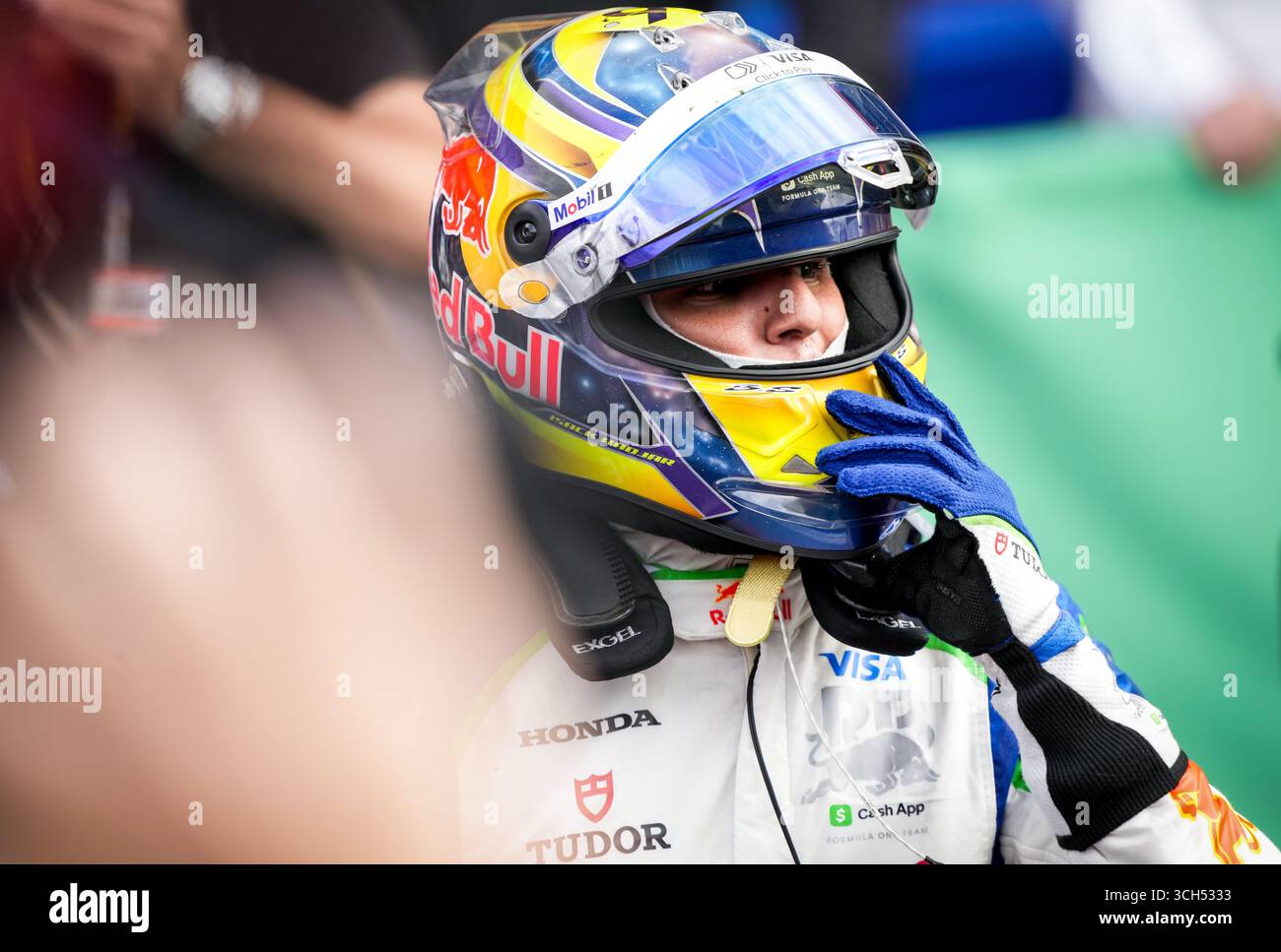 ZANDVOORT - Max Verstappen (Red Bull) after the Dutch F1 Grand Prix at the Zandvoort Circuit ...